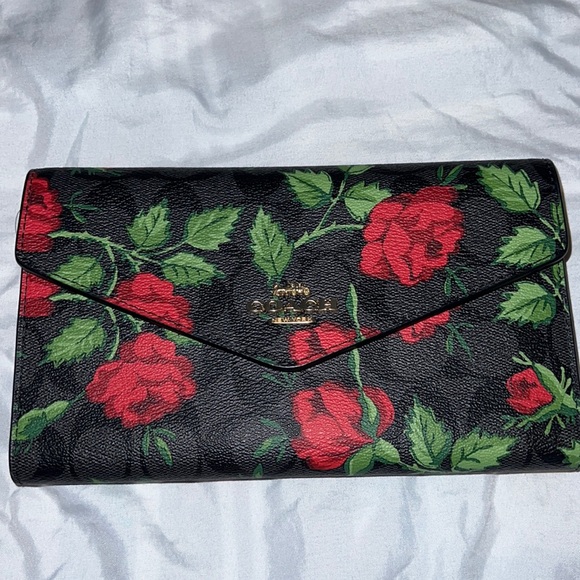 Coach | Bags | New Coach Travel Envelope Wallet In Signature Canvas ...